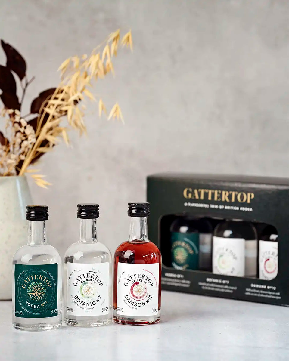 Trio of British Vodka | Mini Vodka Bottles |Vodka Gifts